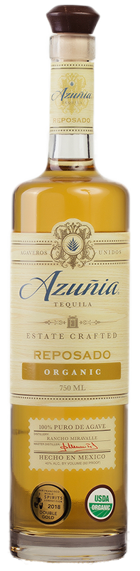 Reposado-bottle - Azuñia Tequila